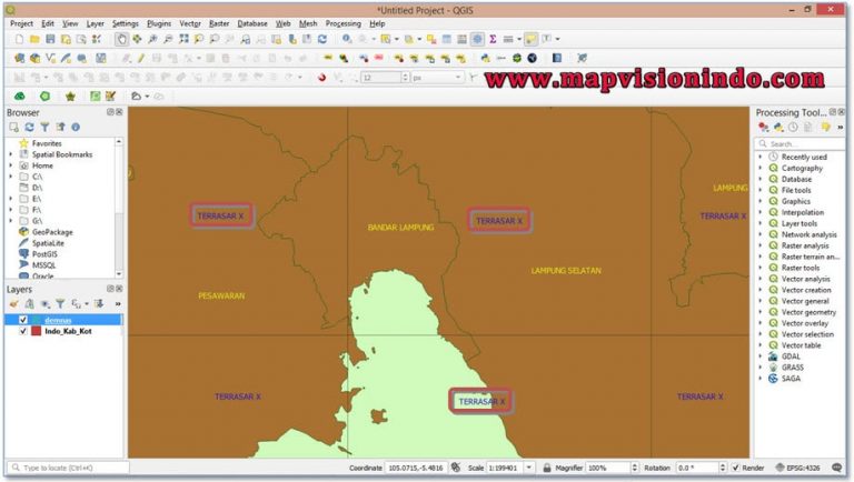 [Tutorial Lengkap] Download dan Olah data DEMNAS