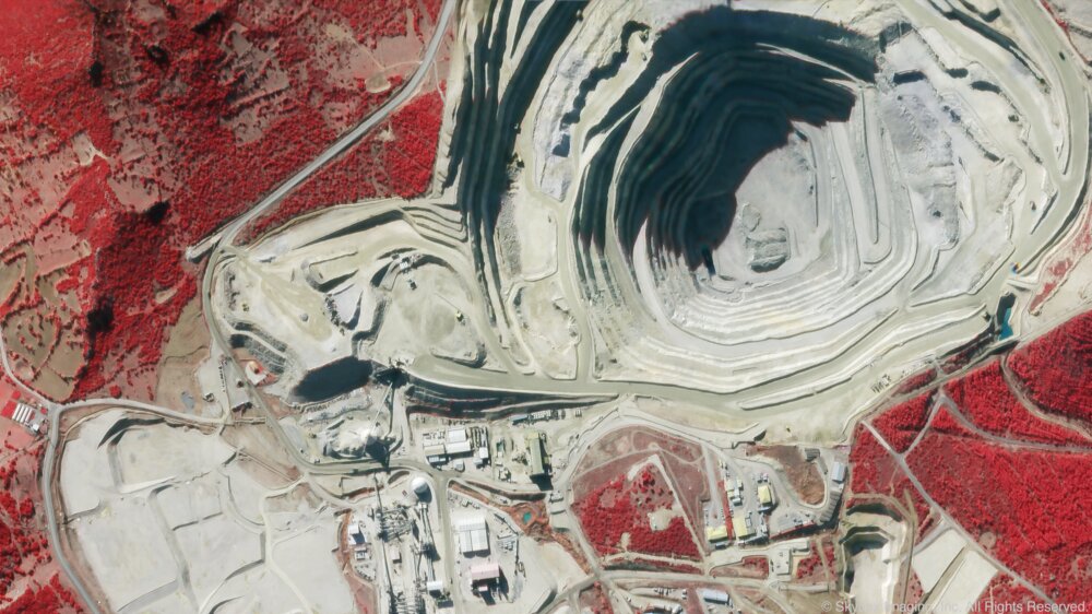 Data Olahan Citra Satelit SkySat-1 Memperlihatkan Wilayah Tambang Emas ...
