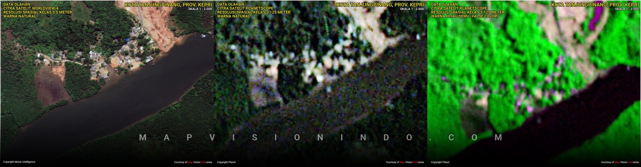 PlanetScope: Citra Satelit dengan Ketersediaan Data yang Lengkap - Map ...