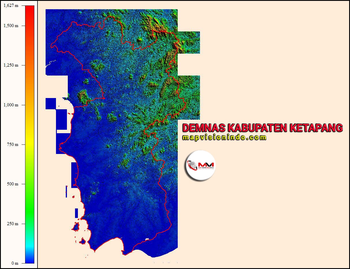 Download DEMNAS Gratis Kabupaten & Kota di Provinsi Kalimantan Barat ...