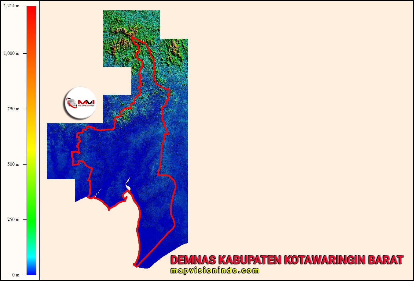DEMNAS Kabupaten Kotawaringin Barat - Map Vision Indonesia