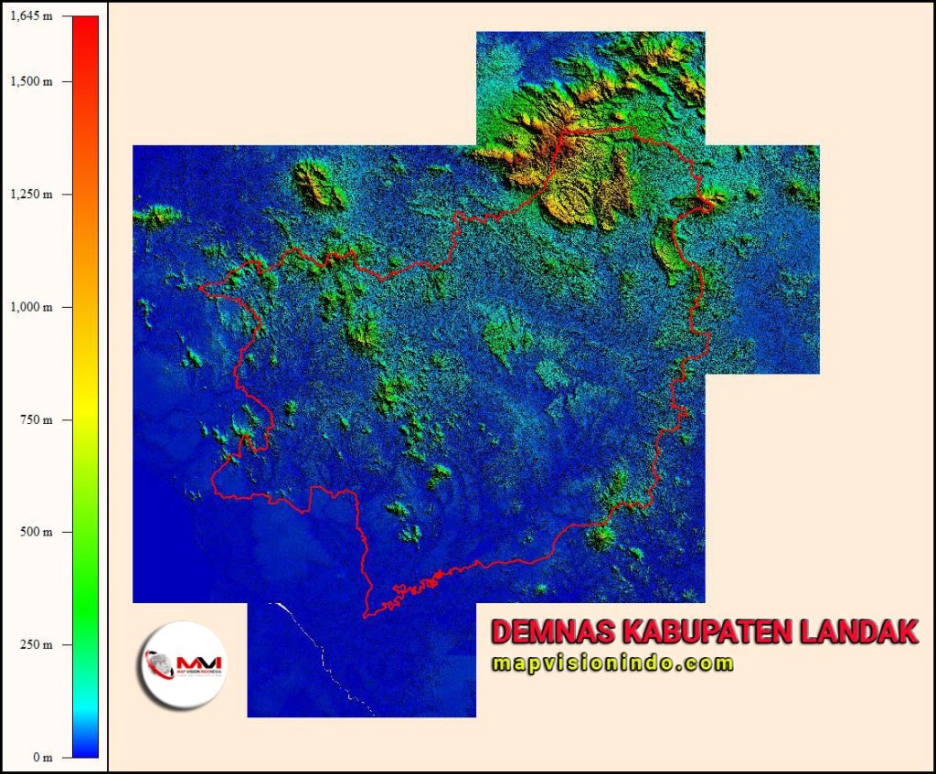 Download DEMNAS Gratis Kabupaten & Kota di Provinsi Kalimantan Barat ...