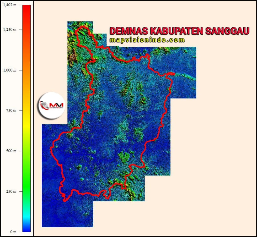 Download DEMNAS Gratis Kabupaten & Kota di Provinsi Kalimantan Barat ...