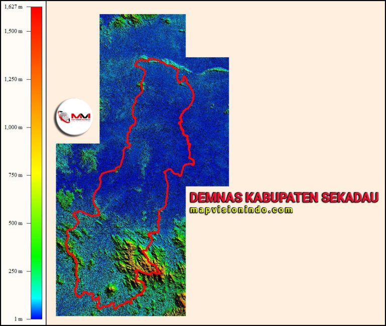 Download DEMNAS Gratis Kabupaten & Kota di Provinsi Kalimantan Barat ...