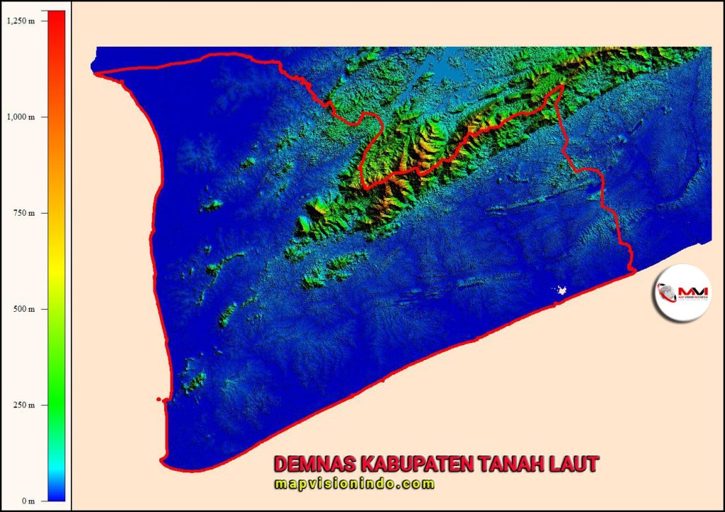 Download DEMNAS Gratis Kabupaten & Kota di Provinsi Kalimantan Selatan ...
