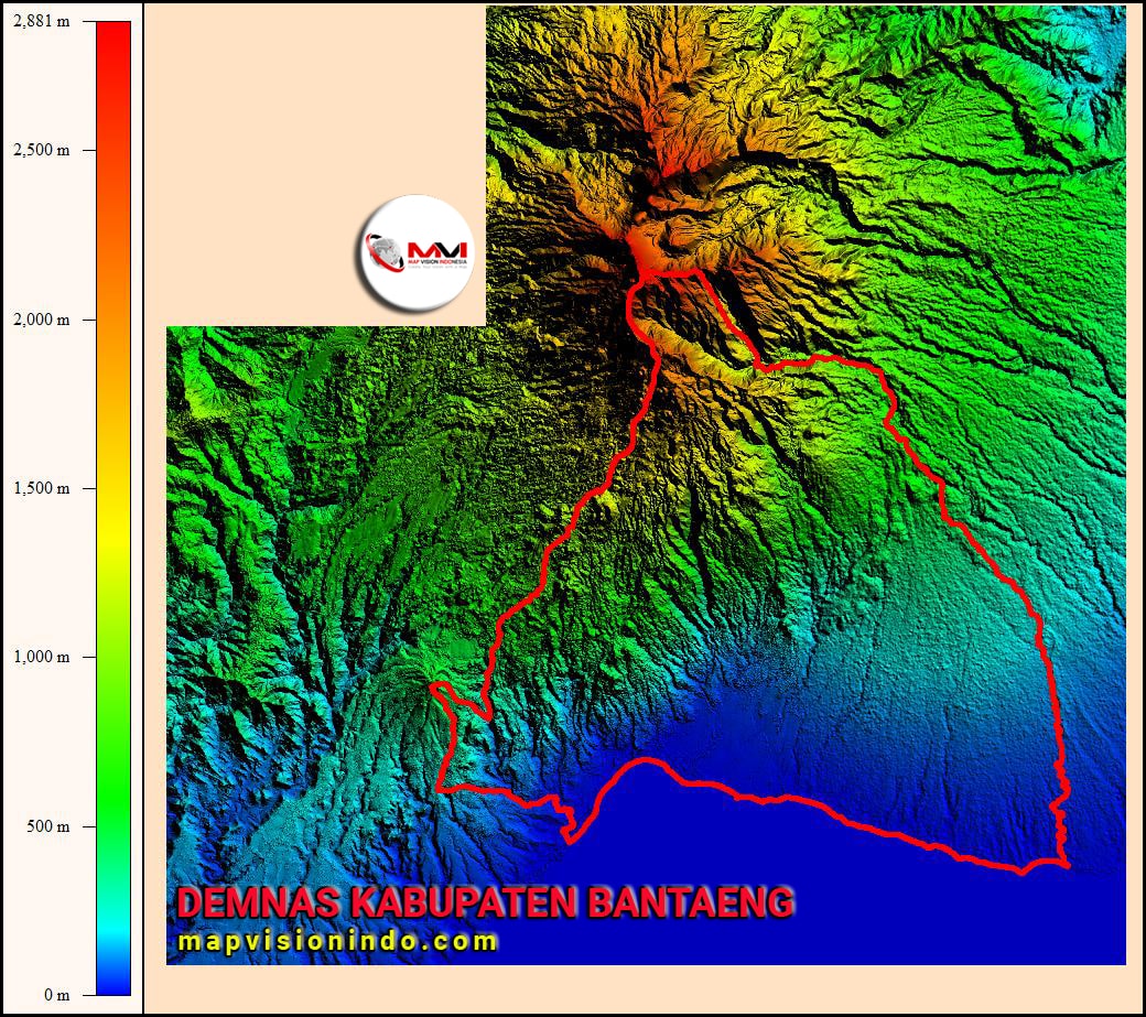 Download DEMNAS Gratis Kabupaten & Kota di Provinsi Sulawesi Selatan ...