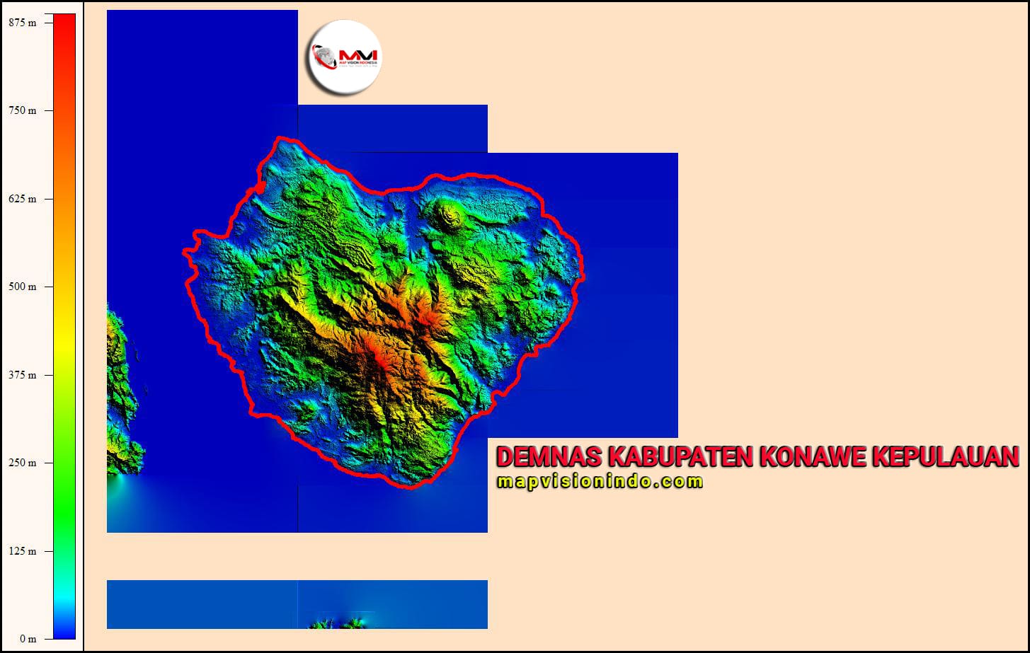 Download DEMNAS Gratis Kabupaten & Kota di Provinsi Sulawesi Tenggara ...