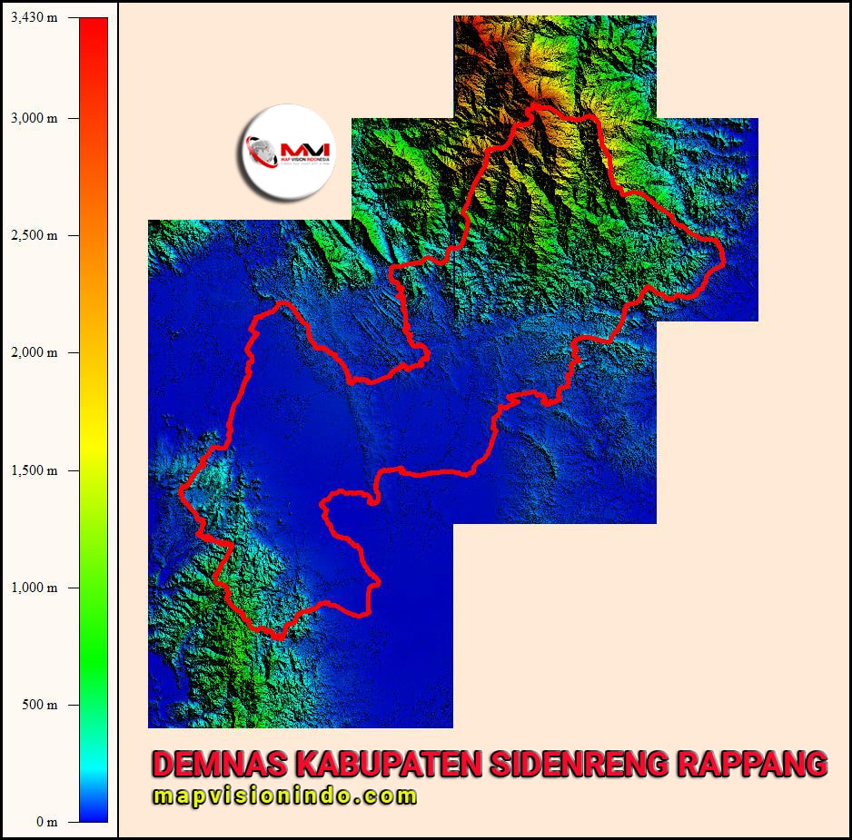 DEMNAS Kabupaten Sidenreng Rappang - Map Vision Indonesia