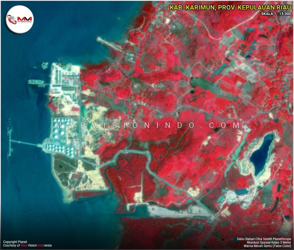 Citra Satelit Musibah Longsor di Pasirlangu - Map Vision Indonesia