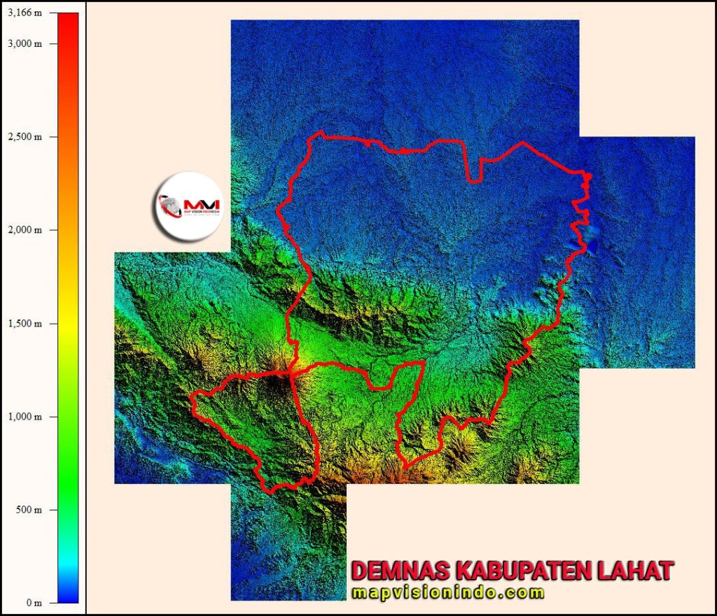 Download DEMNAS Gratis Kabupaten & Kota di Provinsi Sumatera Selatan ...